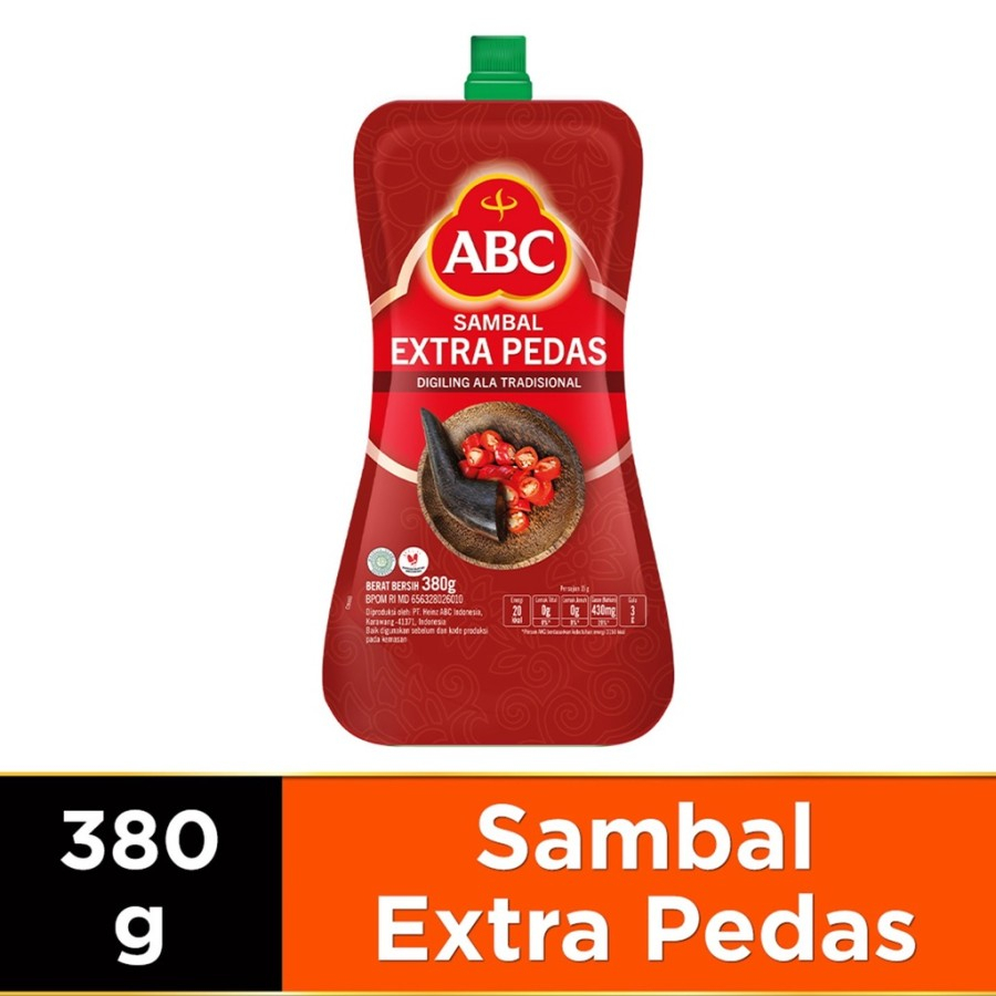 Jual Saos Sambal ABC 380 Gr (pouch) | Shopee Indonesia