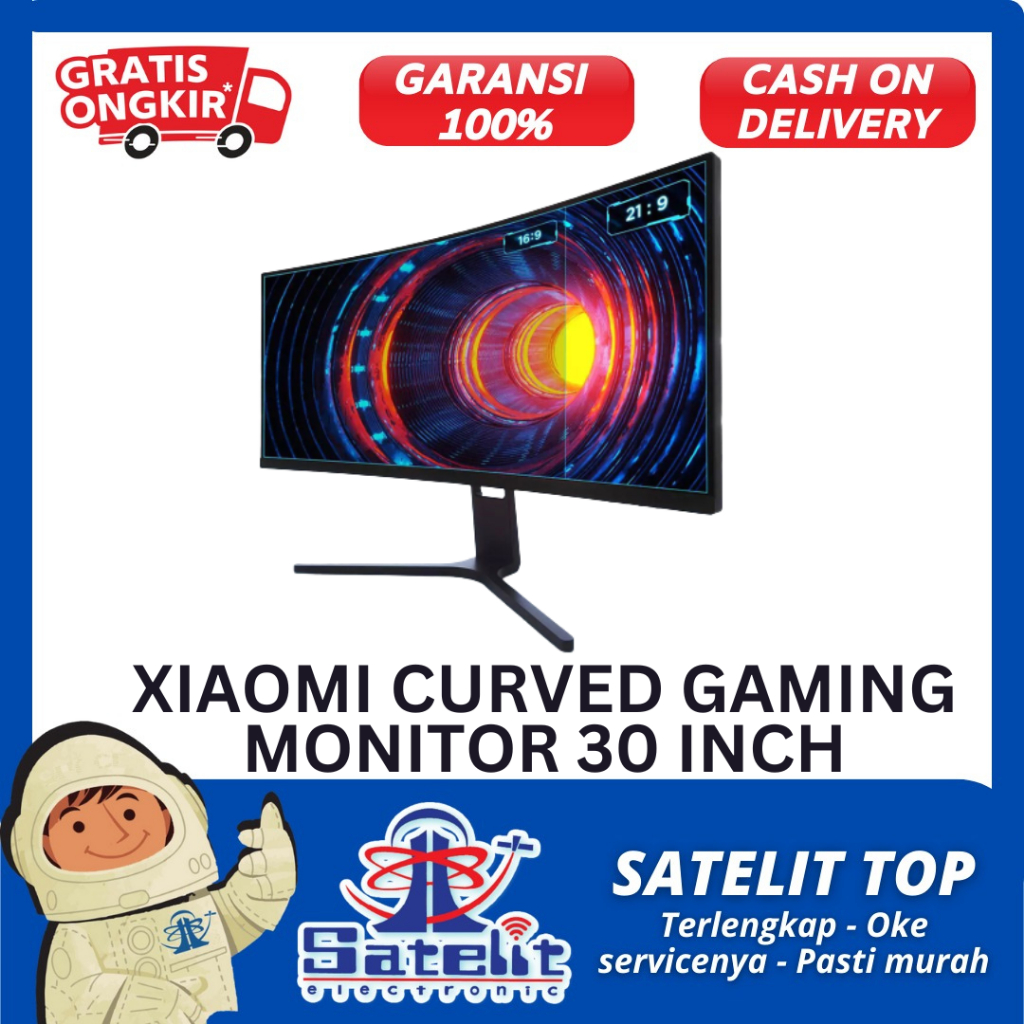 Jual MONITOR XIAOMI CURVED GAMING 30 INCH | Shopee Indonesia