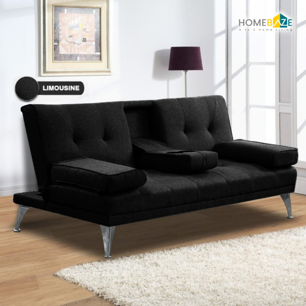 Jual Homebaze - Sofa Bed Kaki Besi dan Kaki Kayu Bervariasi Warna ...