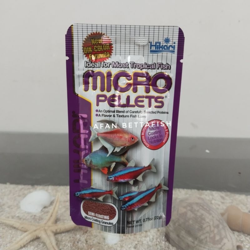 Jual Hikari Micro Pellets Semi Floating Pelet Ikan Tetra | Shopee Indonesia