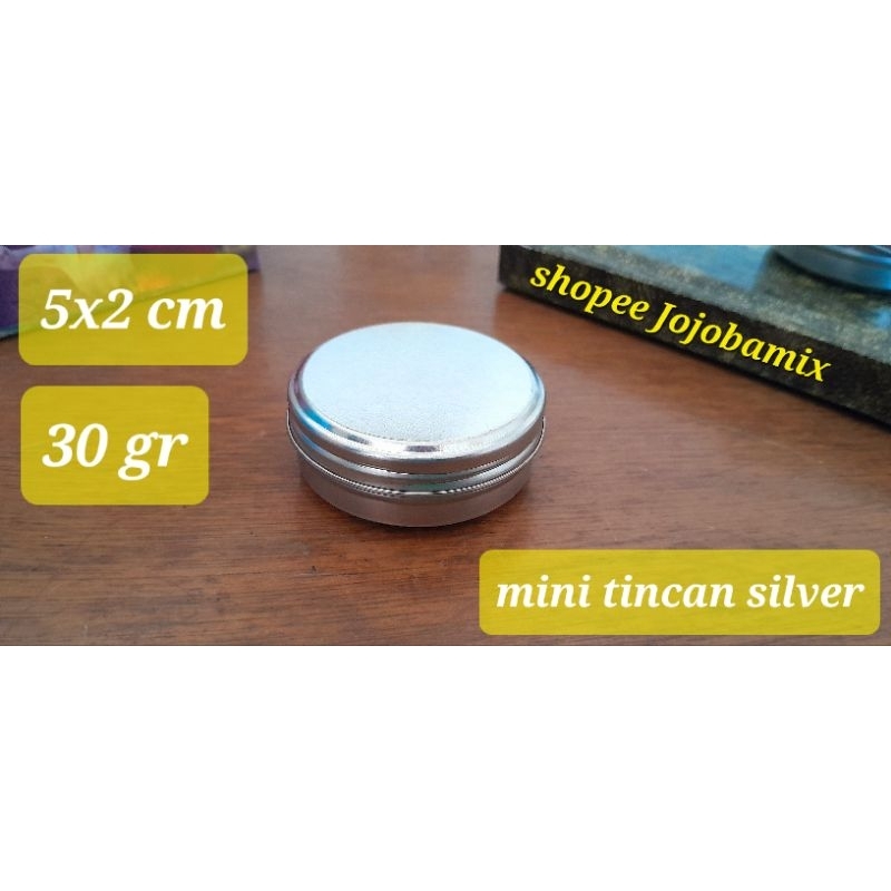 Jual Kaleng Pomade Mini Silver (Mini Silver Pomade Tin Can) | Shopee ...