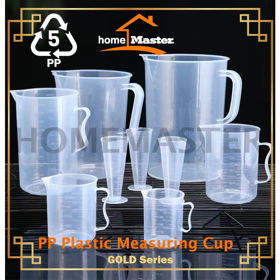 Jual PP/Polypropylene Plastic/Plastik Measuring Cup/Gelas/Beaker Ukur/Takar 3000ML PP3000 ...