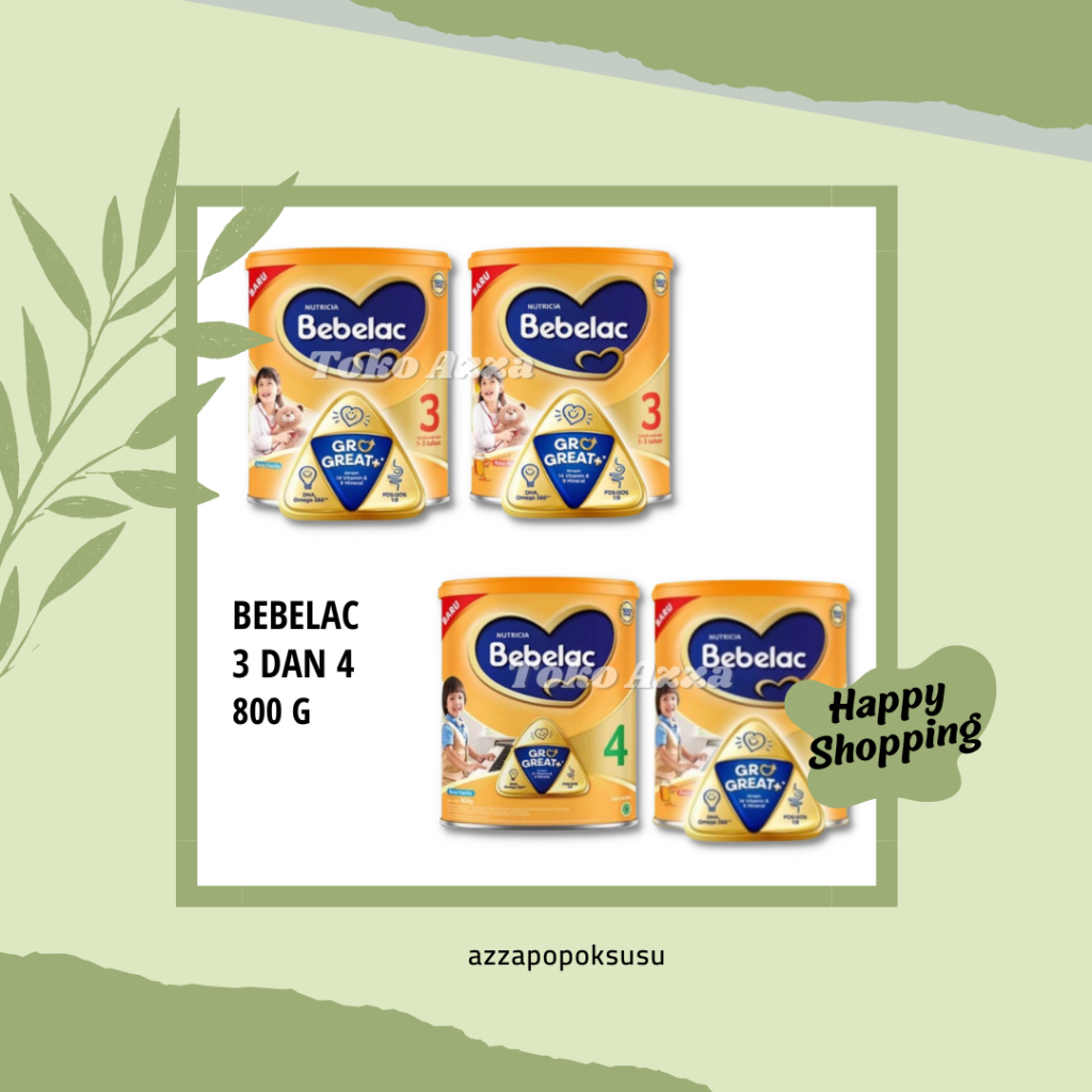 Jual BEBELAC / 3 & 4/ 800 GR/620 GR/400 GR / KALENG/ BOX | Shopee Indonesia