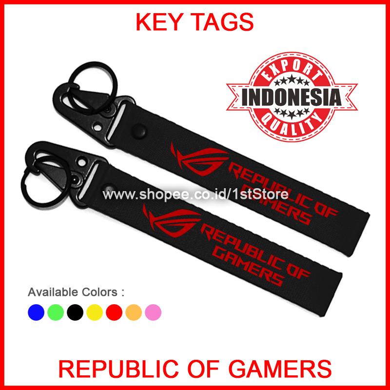 Jual GANTUNGAN KUNCI ROG REPUBLIC OF GAMERS PREMIUM LOGO KEYCHAIN STRAP HIGH QUALITY KEY CHAIN ...