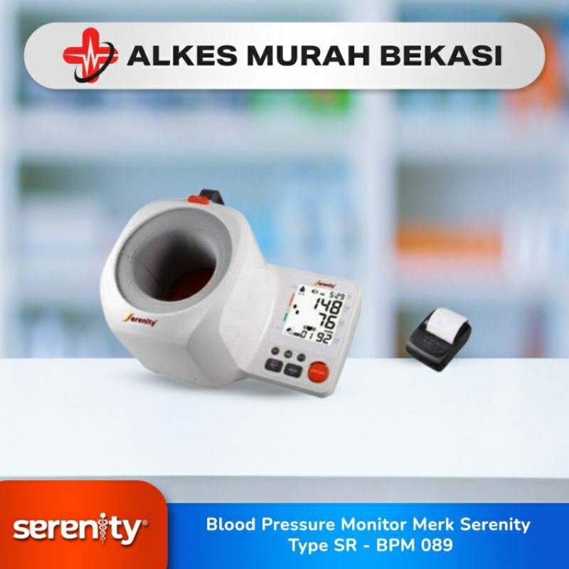Jual Serenity Type SR - BPM 089 / Desktop Arm Type Electronic Blood Pressure Monitor ...