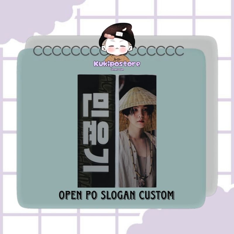 Jual OPEN PO SLOGAN CUSTOM FANMADE BY KUKIPOSTORE ( BACA DESKRIPSI ...