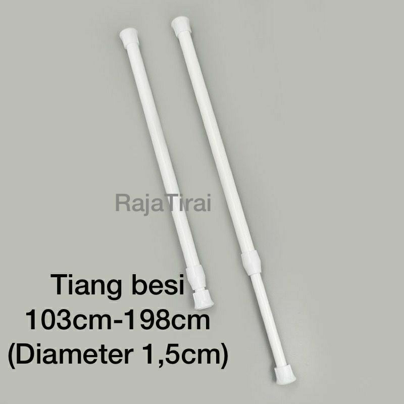 Jual Tiang PIPA SERBAGUNA 30cm-350cm FLEKSIBEL/tiang kamar mandi/lemari ...