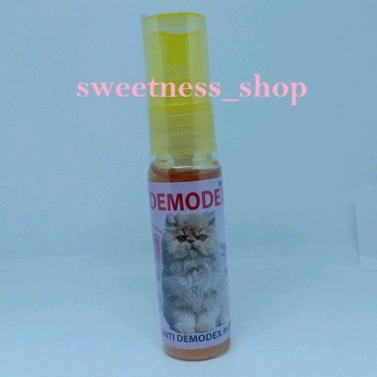 Jual DEMODEX SPRAY CAT 30 ml OBAT ANTI DEMODEX MITES UNTUK KUCING ...