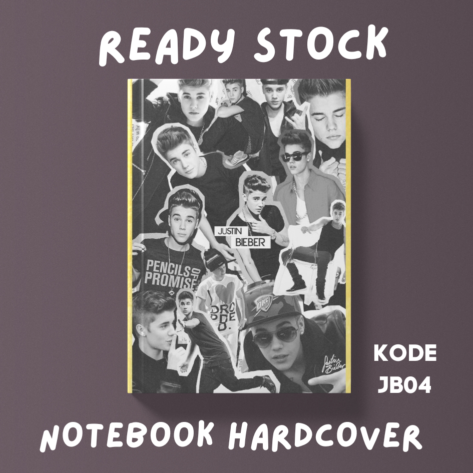 Jual BUKU NOTEBOOK JUSTIN BIEBER/ BUKU SEKOLAH/ BUKU CATATAN/ BUKU ...