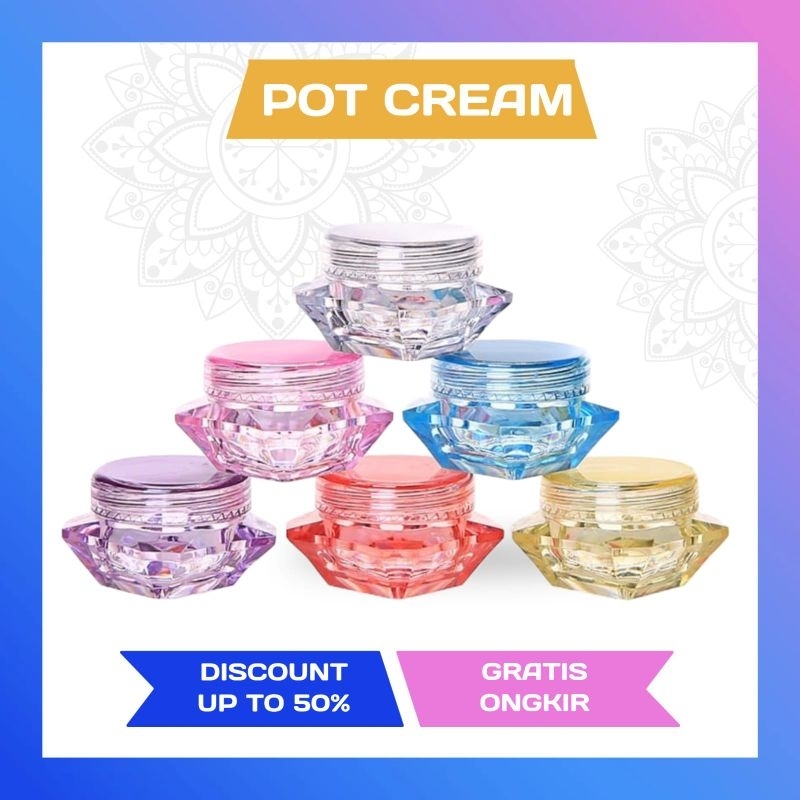 Jual Pot Jar Cream Premium 5gr ( Wadah Kosmetik kosong ) | Shopee Indonesia