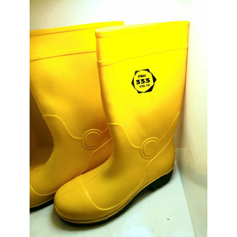 Jual Safety Boot / Sepatu Boot Safety / Sepatu Boot Kuning dengan ...