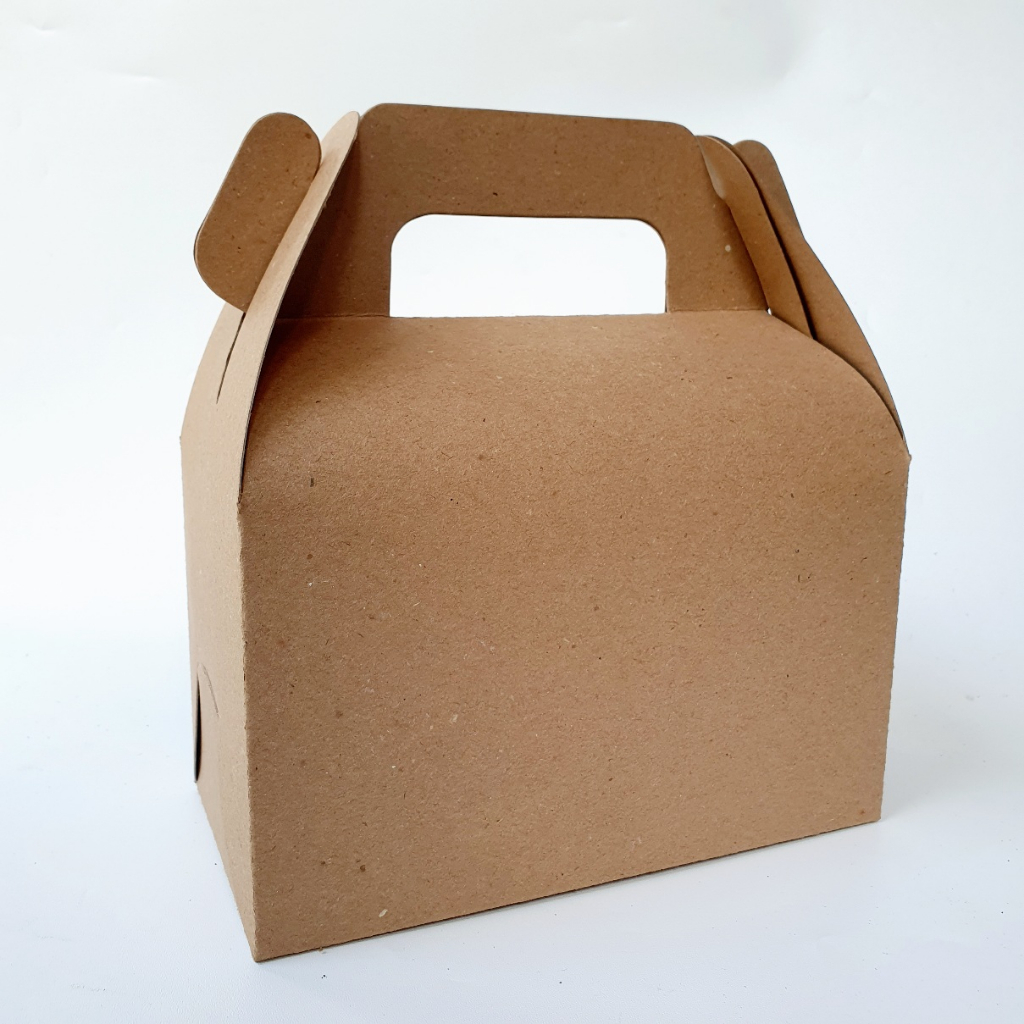 Jual Gable Box Gift Box Dus Kraft muat 2 Toples Tabung 600ml / 800 ml ...