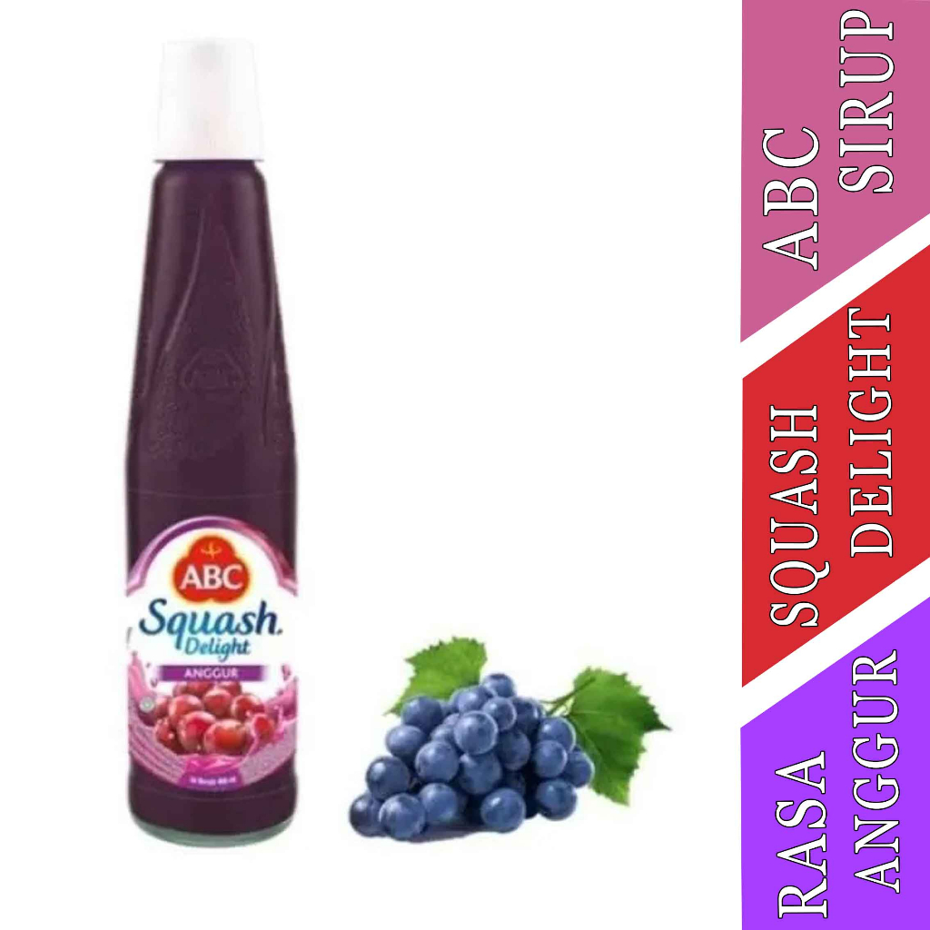 Jual Rasa Anggur- ABC Squash Delight- Minuman Sirup- Sirup 450ml ...