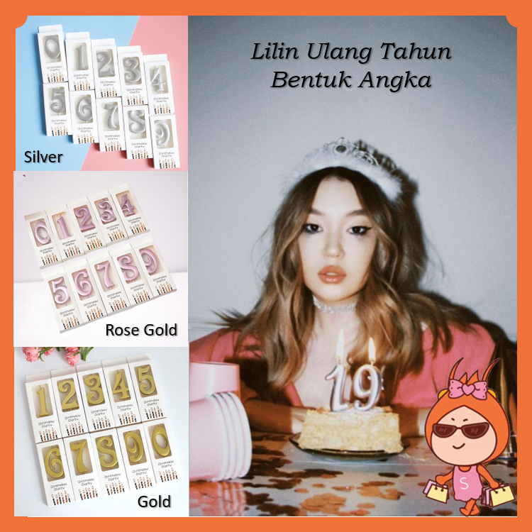 Jual Reseller Welcome - Li5736 Lilin Kue Ulang Tahun Bentuk Angka 0- 9 ...