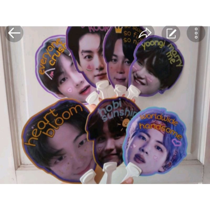 Jual kipas pvc kpop kipas konser CUSTOM | Shopee Indonesia
