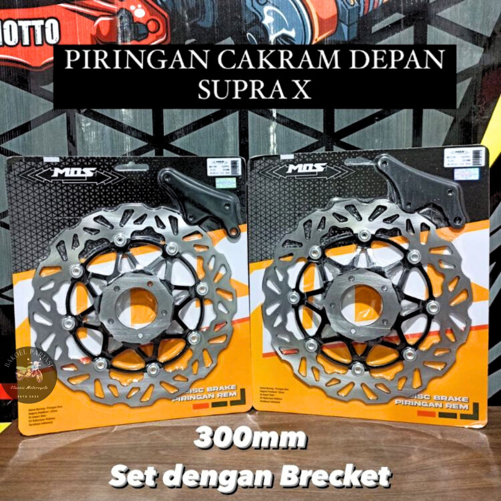 Jual Piringan Supra X 125 300MM Cakram Depan Supra X Supra Fit 300MM Piringan Supra X Hitam Set ...