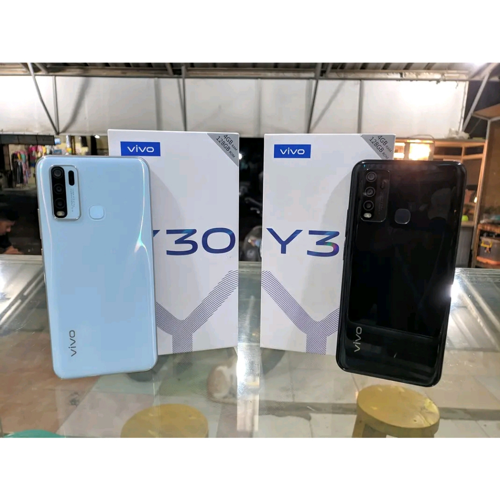Jual Vivo Y30 Ram 4/128 nominus masih mulus fullshet second rasa baru | Shopee Indonesia