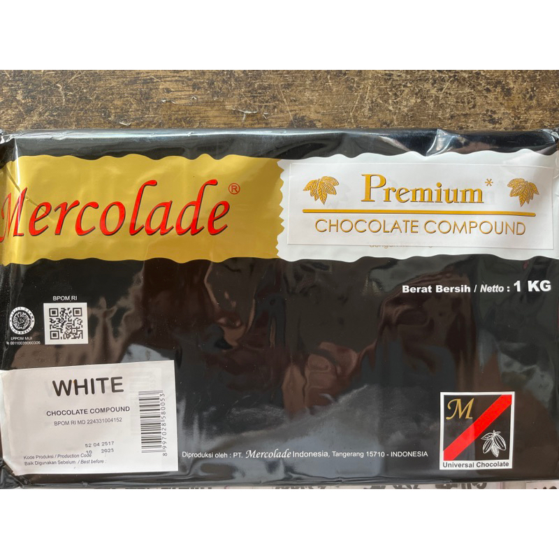 Jual Coklat batang putih Mercolade 1kg | Shopee Indonesia