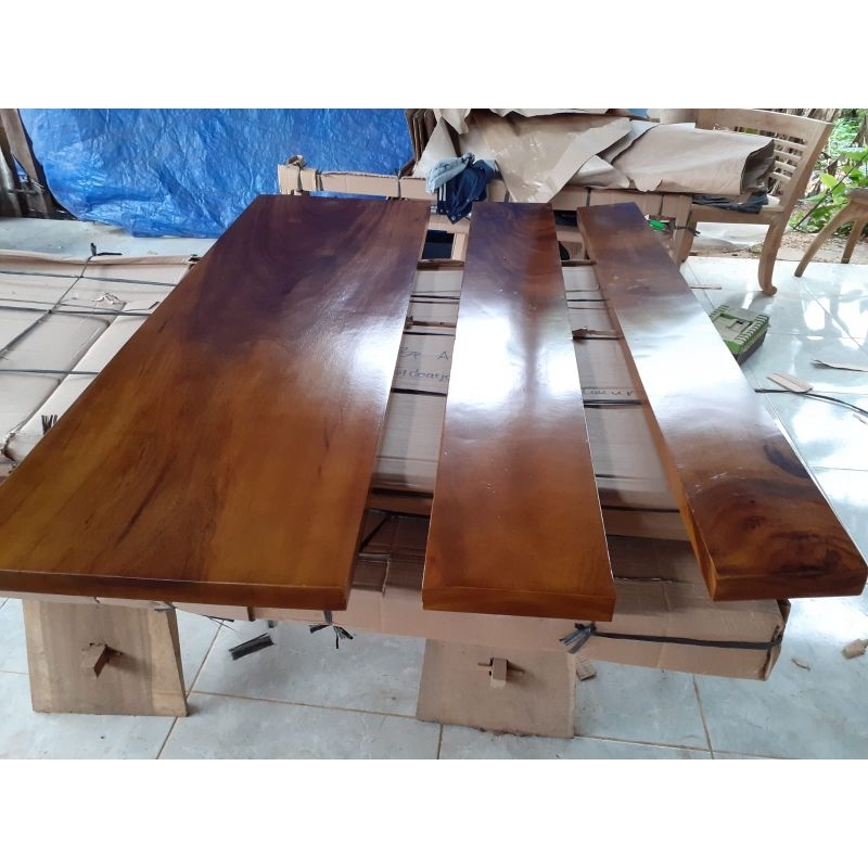 Jual papan kayu trembesi meh suar berbagai ukuran | Shopee Indonesia