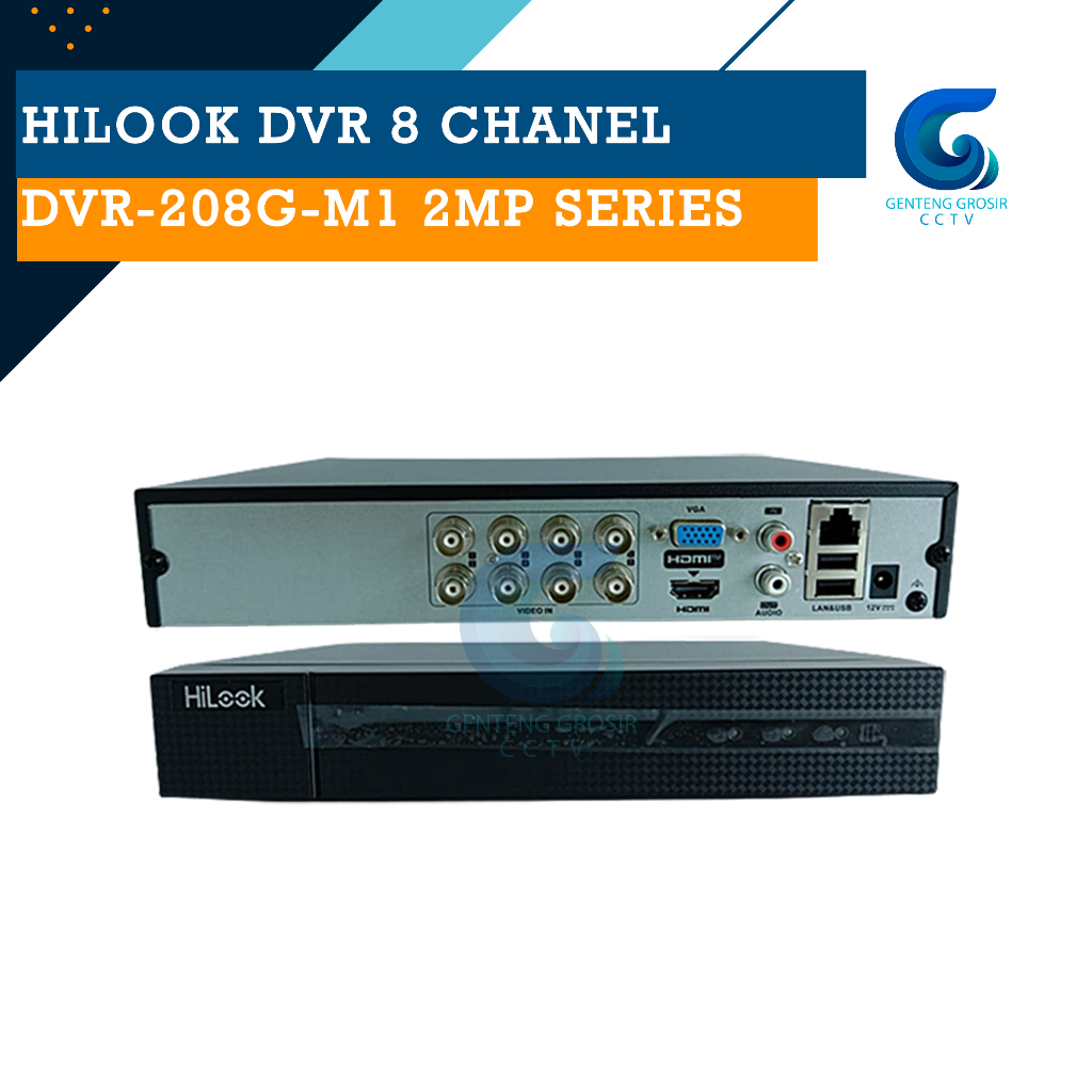 Jual HILOOK DVR 8 CHANNEL DVR-208G-M1 2MP SERIES | Shopee Indonesia