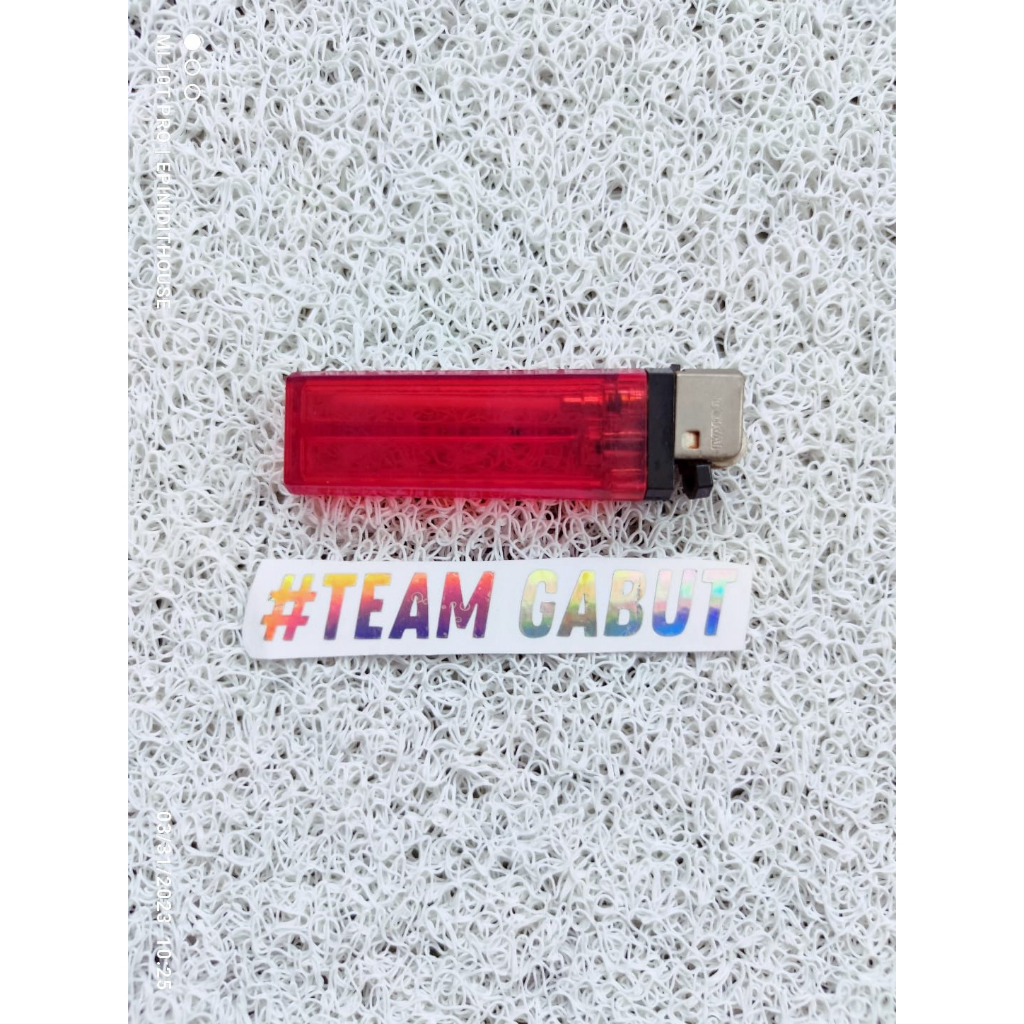 Jual Stiker Team Gabut Viral Gaul Hologram Dashboard Motor Helm Sepeda ...