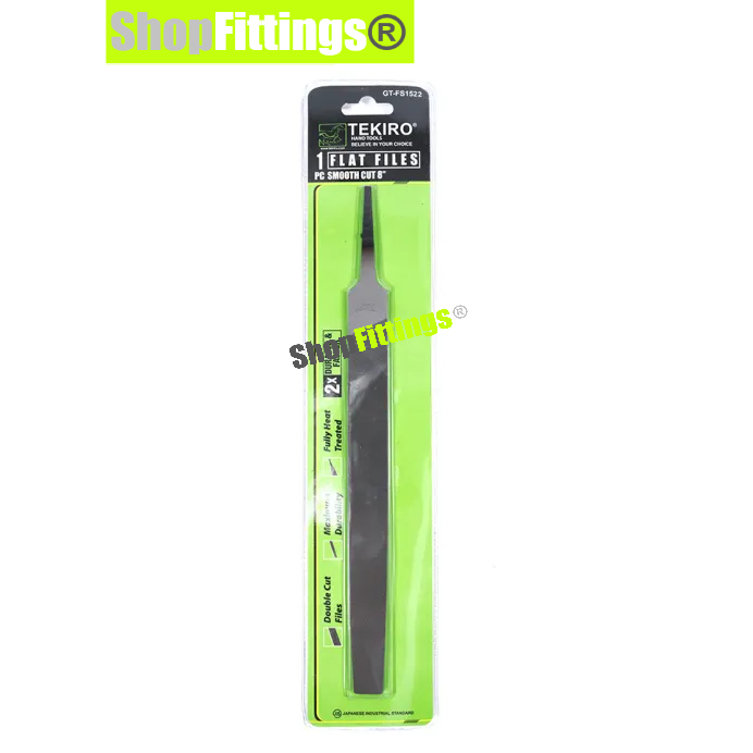 Jual TEKIRO Kikir Plat 8 inch Halus Flat Files Smooth Cut 8" GT FS 1522 ...