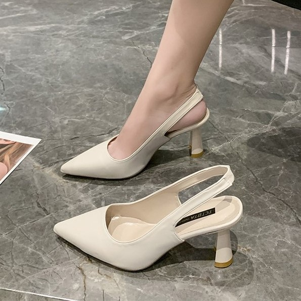 Jual FD Mules Heels Wanita Sepatu Heels Import 7cm High Hils Tali Cewek ...