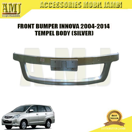 Jual FRONT BUMPER INNOVA 2004-2014 TEMPEL BODY SILVER (PCS) | Shopee ...