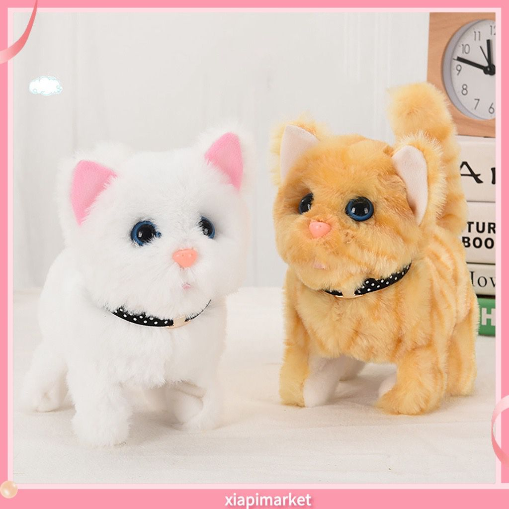 Jual Boneka Kucing Electric 27CM Boneka Kucing Bisa Jalan Electric ...