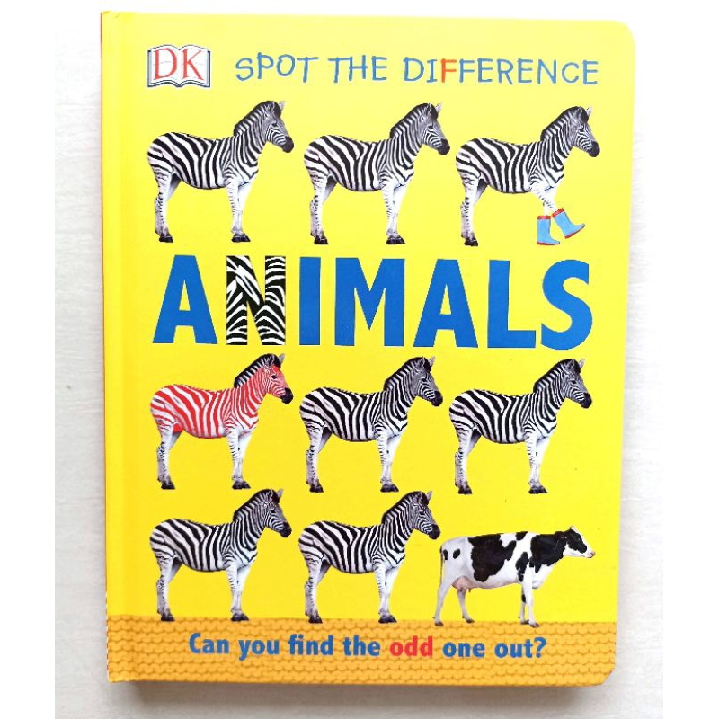 Jual DK Spot The Difference: Animals (Board Book) | Shopee Indonesia