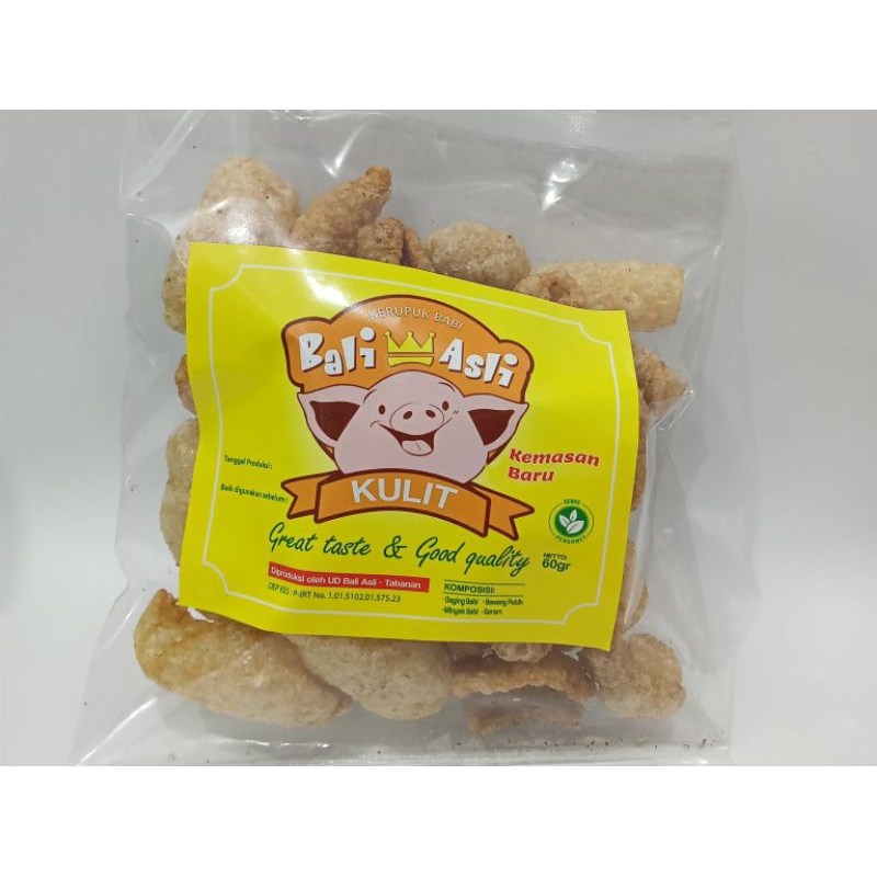 Jual Kerupuk Babi Bali Asli 60gr Khas Bali | Shopee Indonesia