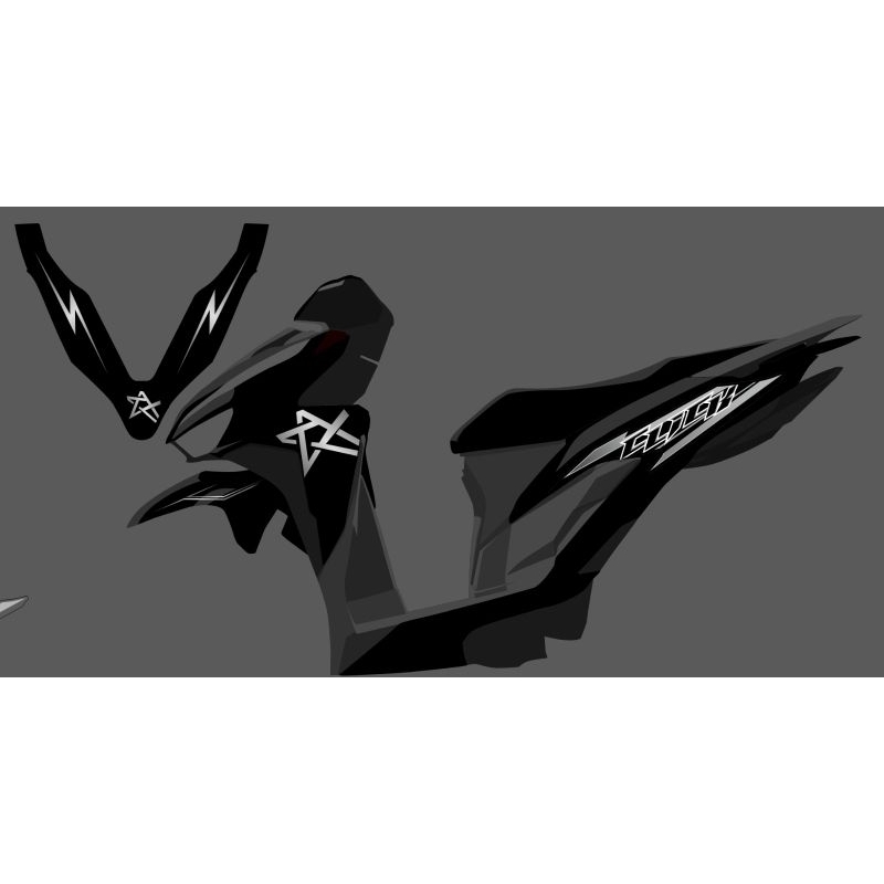 Jual STRIPING/STICKER TRANSPARAN VARIOLEDNEW 125/150 MOTIF BINTANG ...