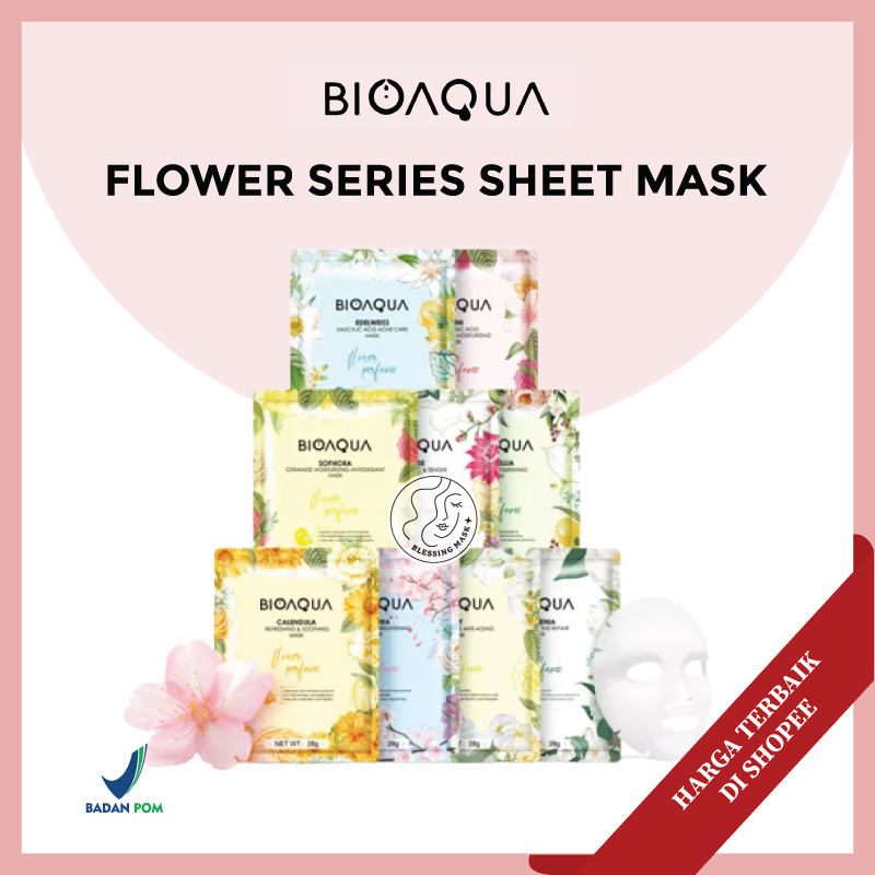 Jual BIOAQUA Sheet Mask Hydrating Essence Face Mask Brightening Moisturizing Skin Care Anti ...