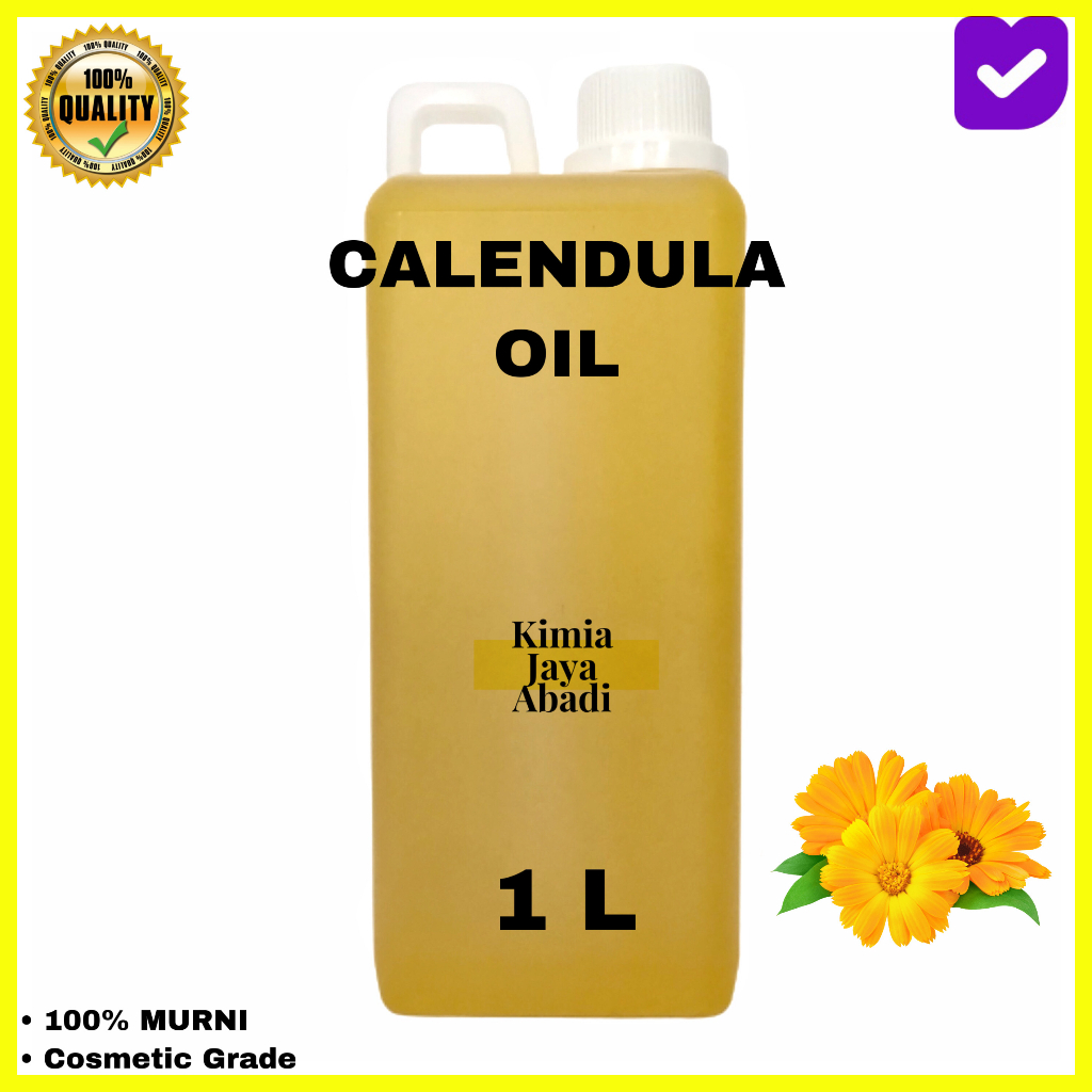 Jual Calendula Oil / Minyak Bunga Marigold 1 LITER | Shopee Indonesia