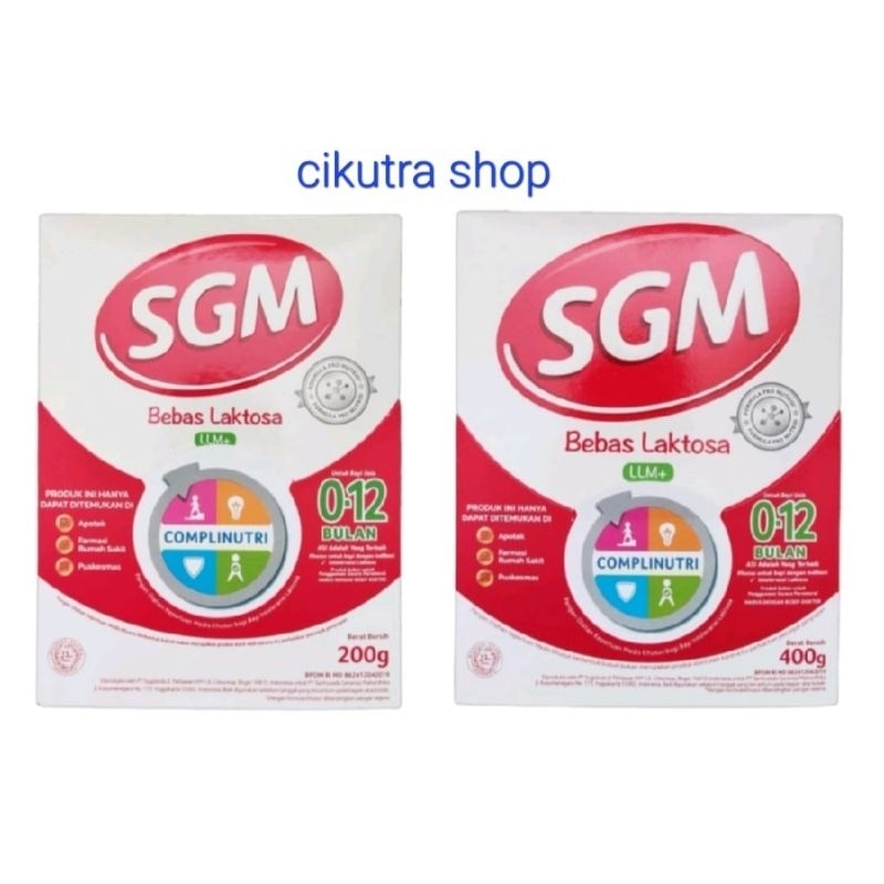 Jual SGM LLM Susu Bebas Laktosa 200gr/400gr | Shopee Indonesia