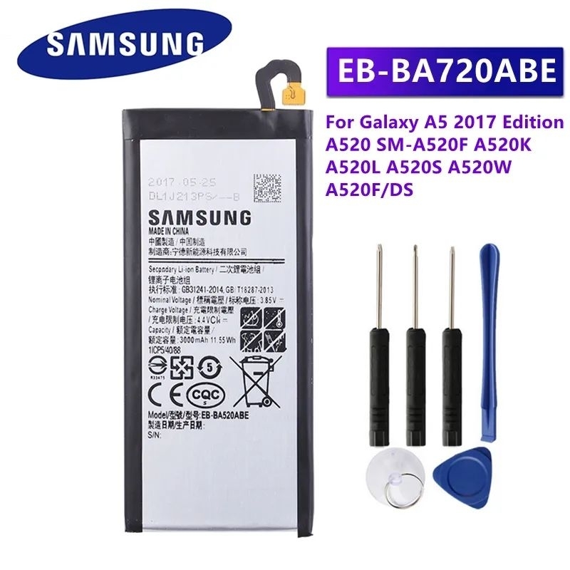 Jual Baterai Samsung Galaxy A7 2017 / A720 Original EB-A720ABE Battery ...