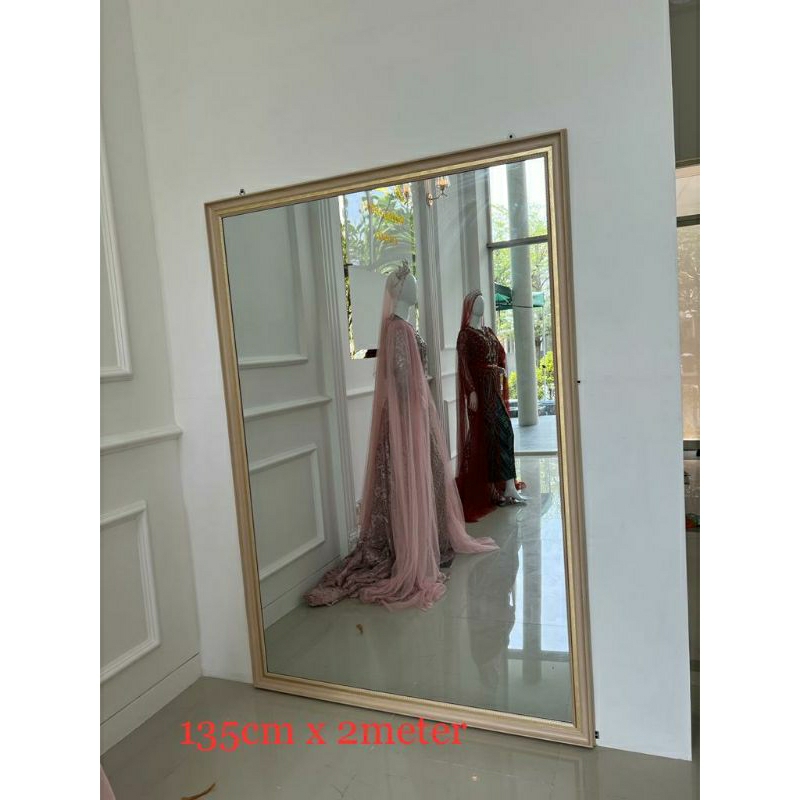 Jual Cermin Jumbo CUSTOM 2meter x 135cm Po 2hari (konfirmasi sblm co ...