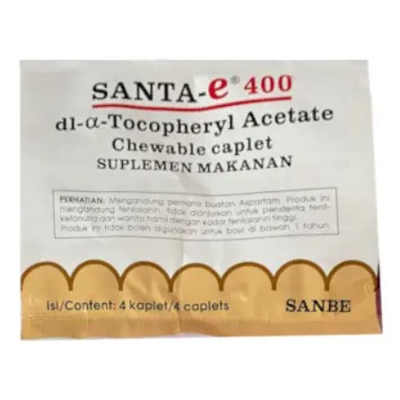 Jual Santa-E 400 IU 4 Kaplet | Shopee Indonesia