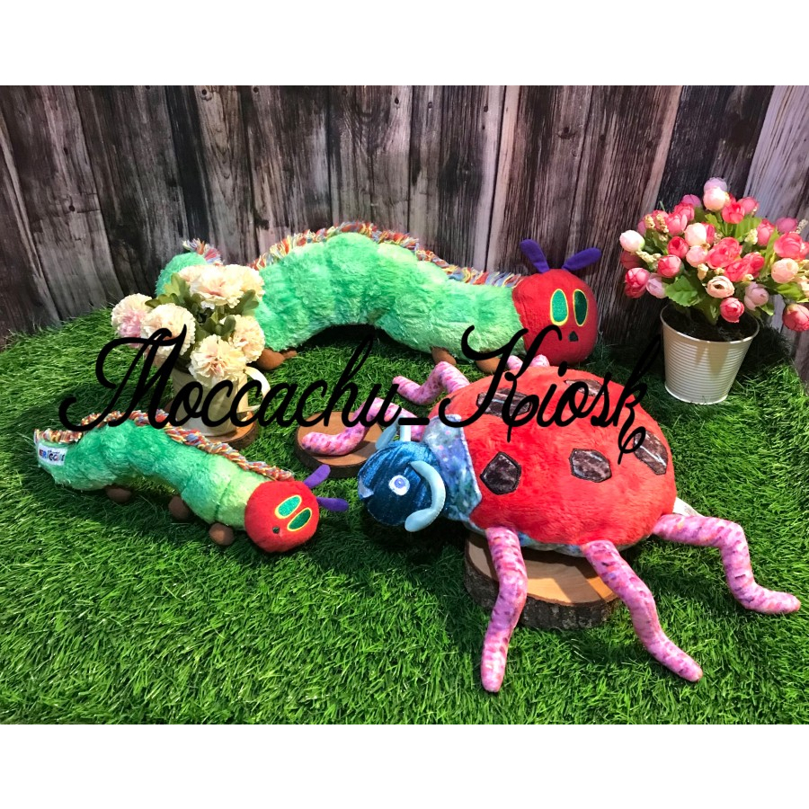 Jual Boneka Eric Carle the very hungry caterpillar&the very grouchy ...
