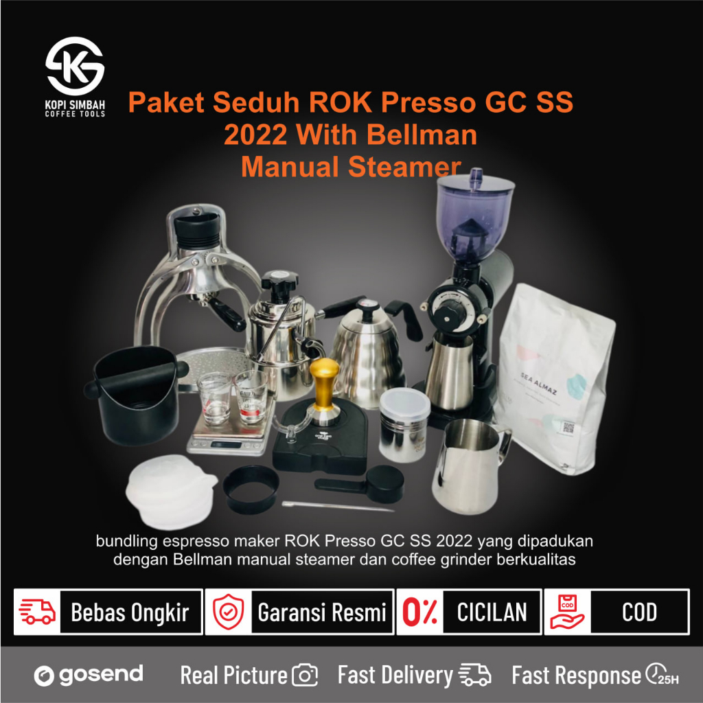Jual Paket Seduh ROK Presso GC Alat Pembuat Kopi Espresso Manual Brew ...