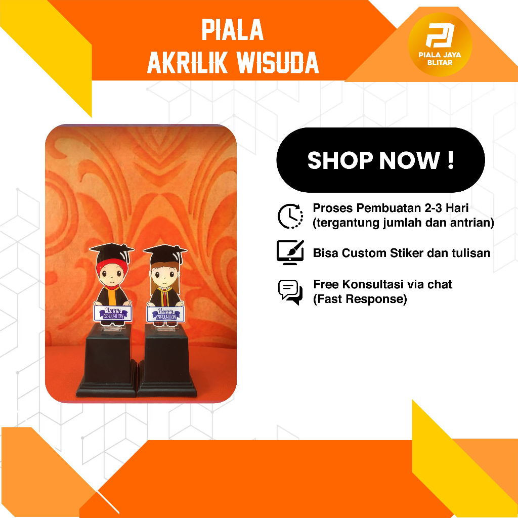 Jual PIALA AKRILIK PIALA TK PIALA WISUDA MURAH | Shopee Indonesia