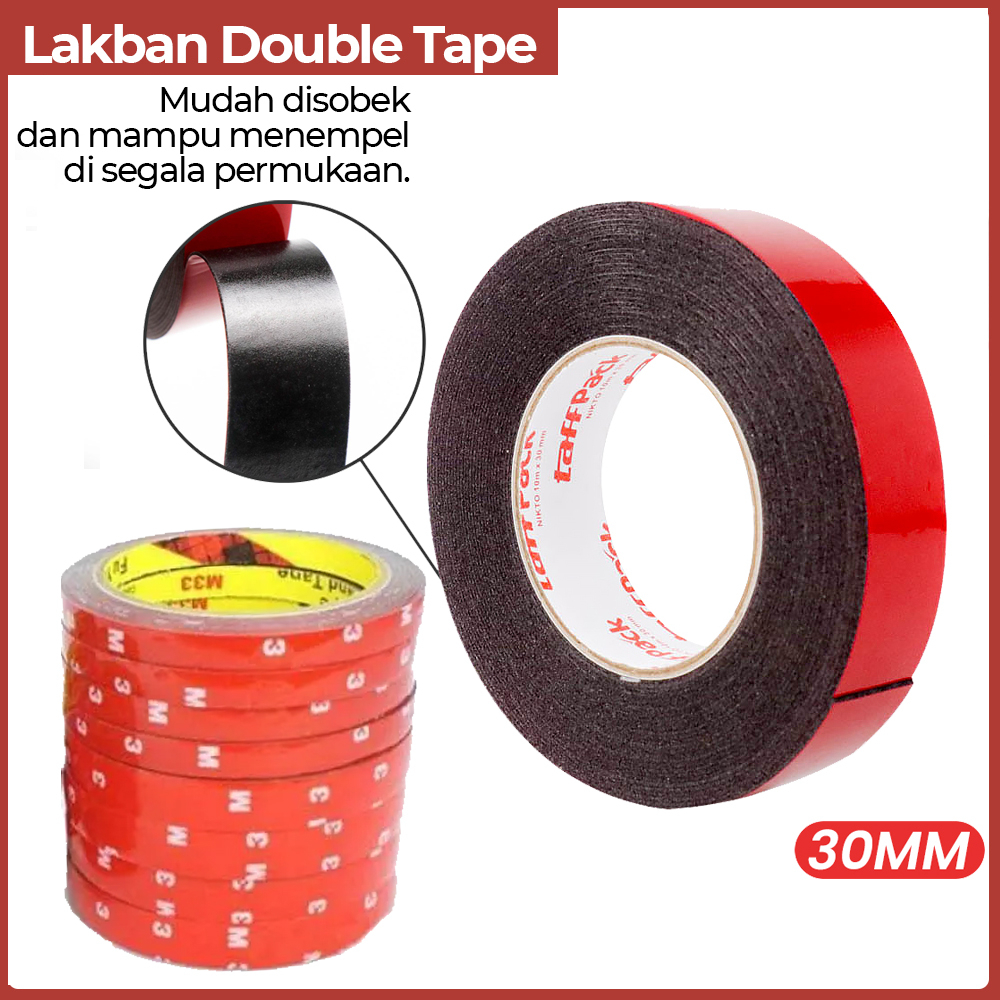 Jual 3M Lakban Selotip Double Tape Solasi Dobeltip Dobel tip 3 & 10 ...