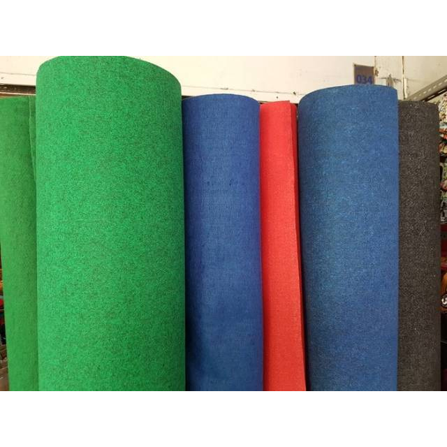 Jual KARPET METERAN POLOS / AMBAL PAMERAN MERK STAR PER METER | Shopee Indonesia