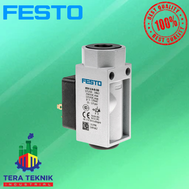 Jual PRESSURE SWITCH FESTO PEV-1/4-B-OD PEV-1/4-SC-0D READY STOCK ...