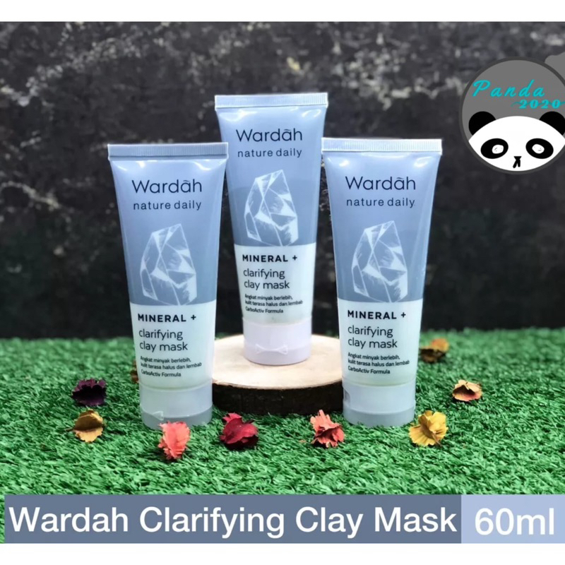 Jual Wardah Nature Daily Mineral + Clarifying Clay Mask 60 ml | Shopee ...