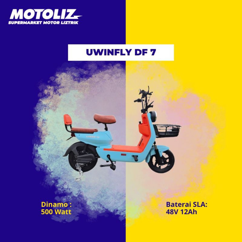Jual UWINFLY DF 7 / DF7 SEPEDA LISTRIK GEJAYAN JOGJA ELECTRIC BIKE ...