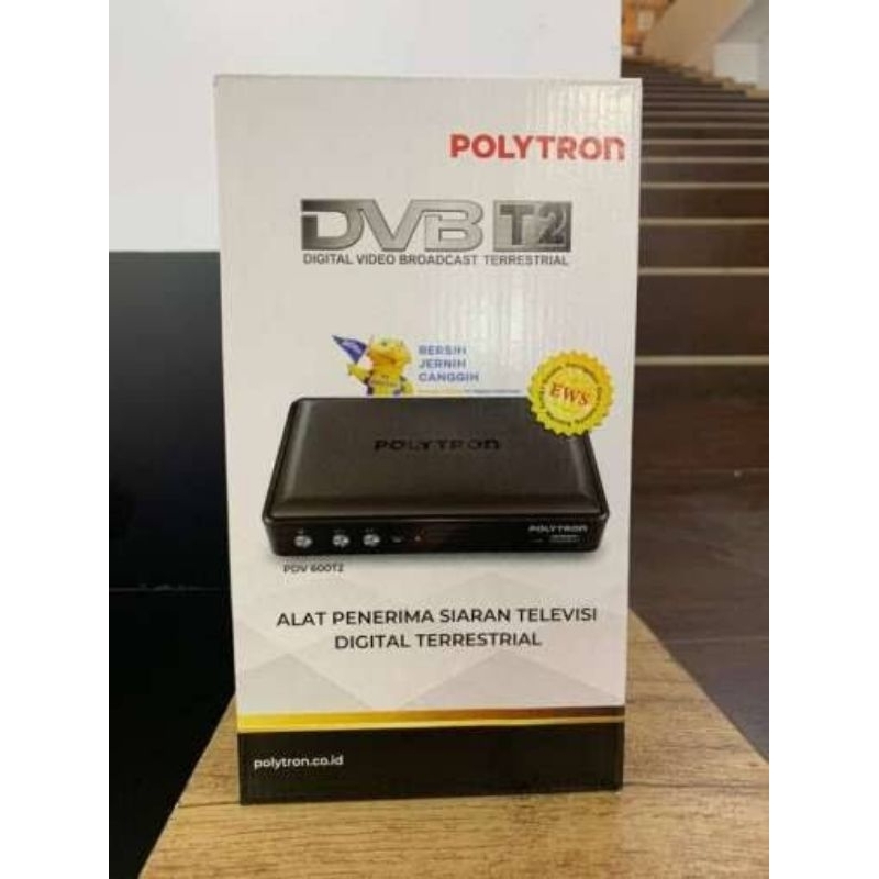 Jual Receiver alat penerima siaran digital Polytron DVB T2 setup box ...