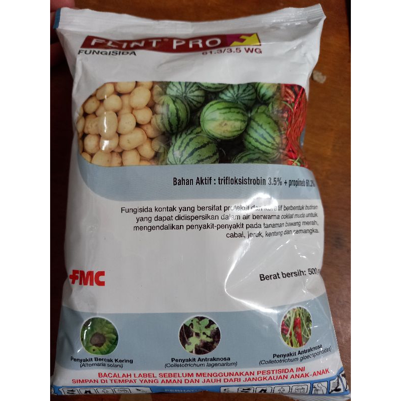 Jual FLINT PRO 500GR FUNGISIDA 3,5WG+61,3WG UNTUK BUSUK DAUN DAN BUSUK ...