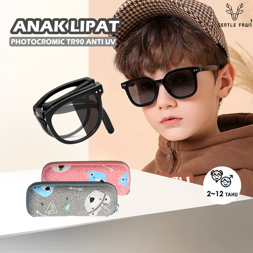 Jual Gentle Fawn Kacamata Anak Photocromic / Sunglasses Bisa Di Lipat ...