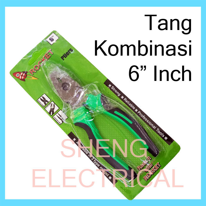 Jual Tang kombinasi 6" 6in 6 inch 6 inci Plier Combination Pliers ...